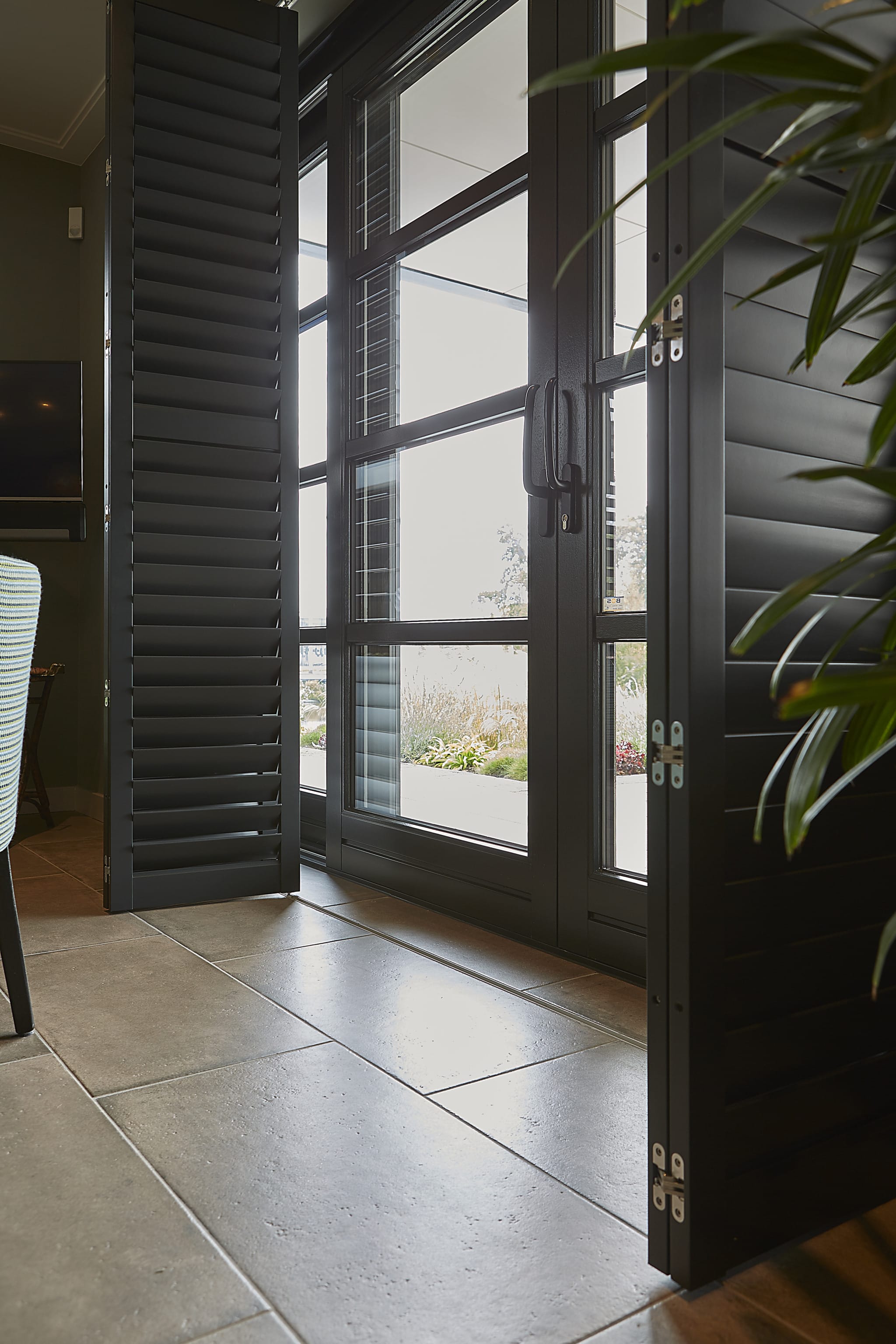 Shutters voor de schuifpui en grote ramen - Zonnelux